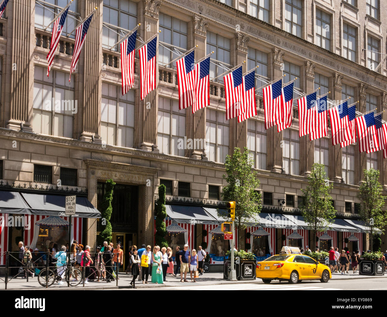 Saks Fifth Avenue Flagship Storefront, NYC Stock Photo - Alamy