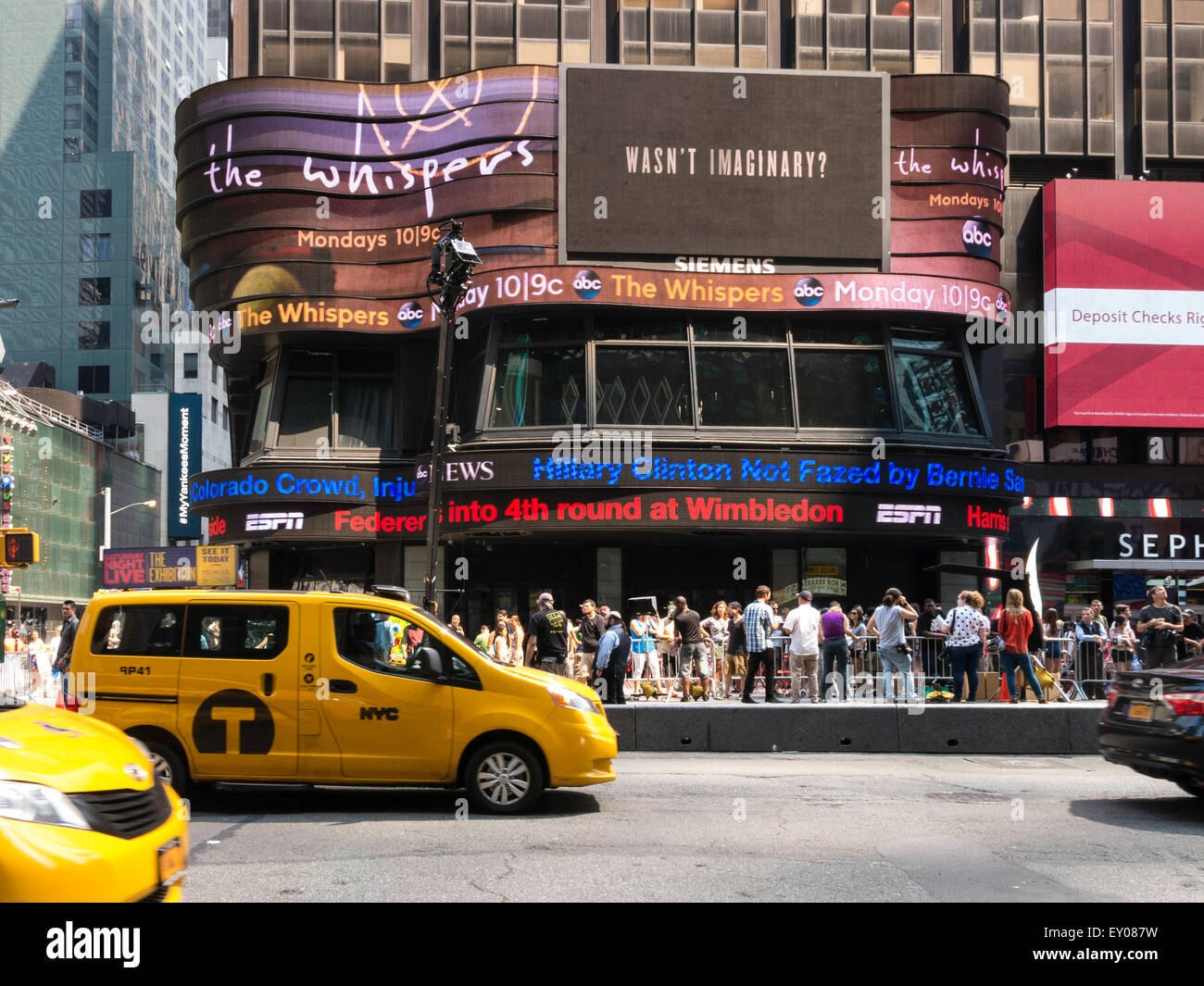 Wrap Around Moving Billboard at ABC TV Network Studios in Times Square ...