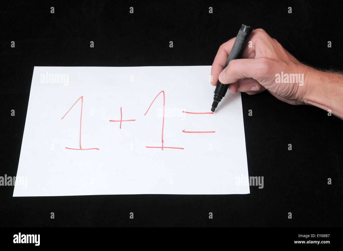 Drawing on a White Paper Stock Photo - Alamy