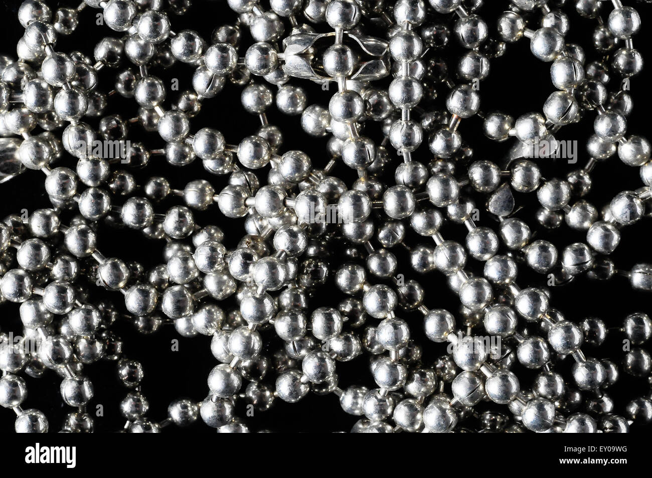 Silver Chain Texture Stock Photo - Alamy