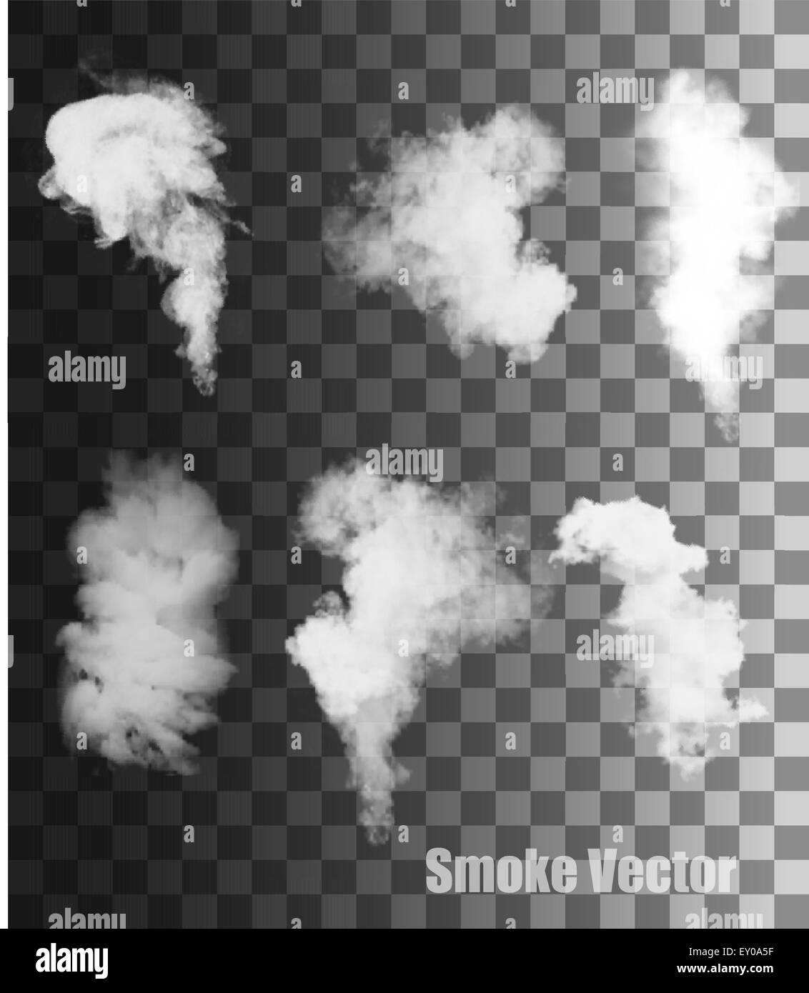 Smoke vectors on transparent background Stock Vector Image & Art - Alamy