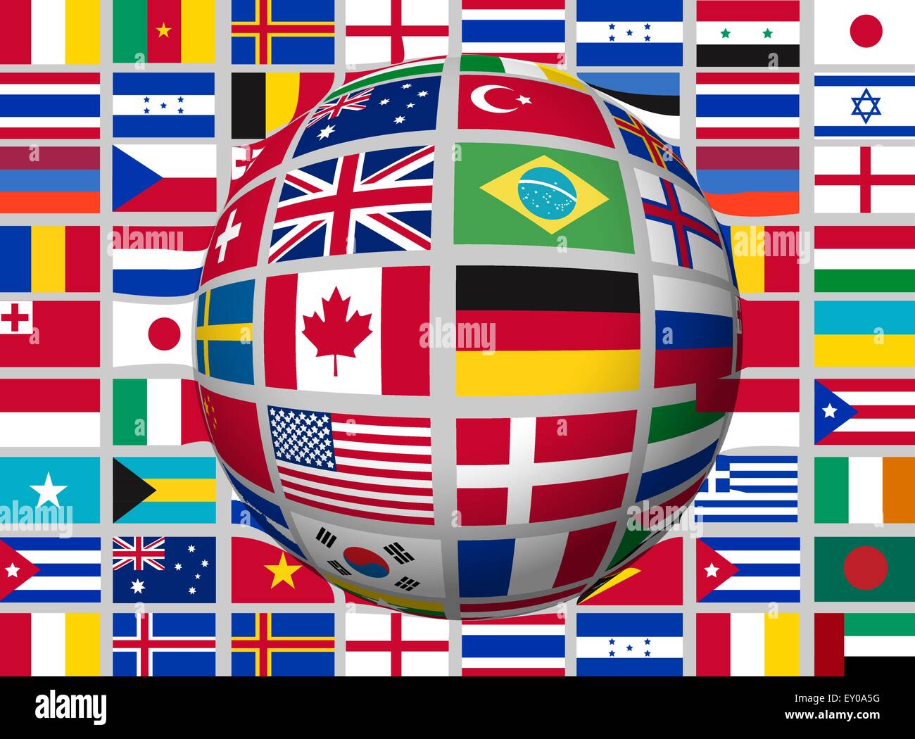 Flags of the world Stock Vector Images - Alamy