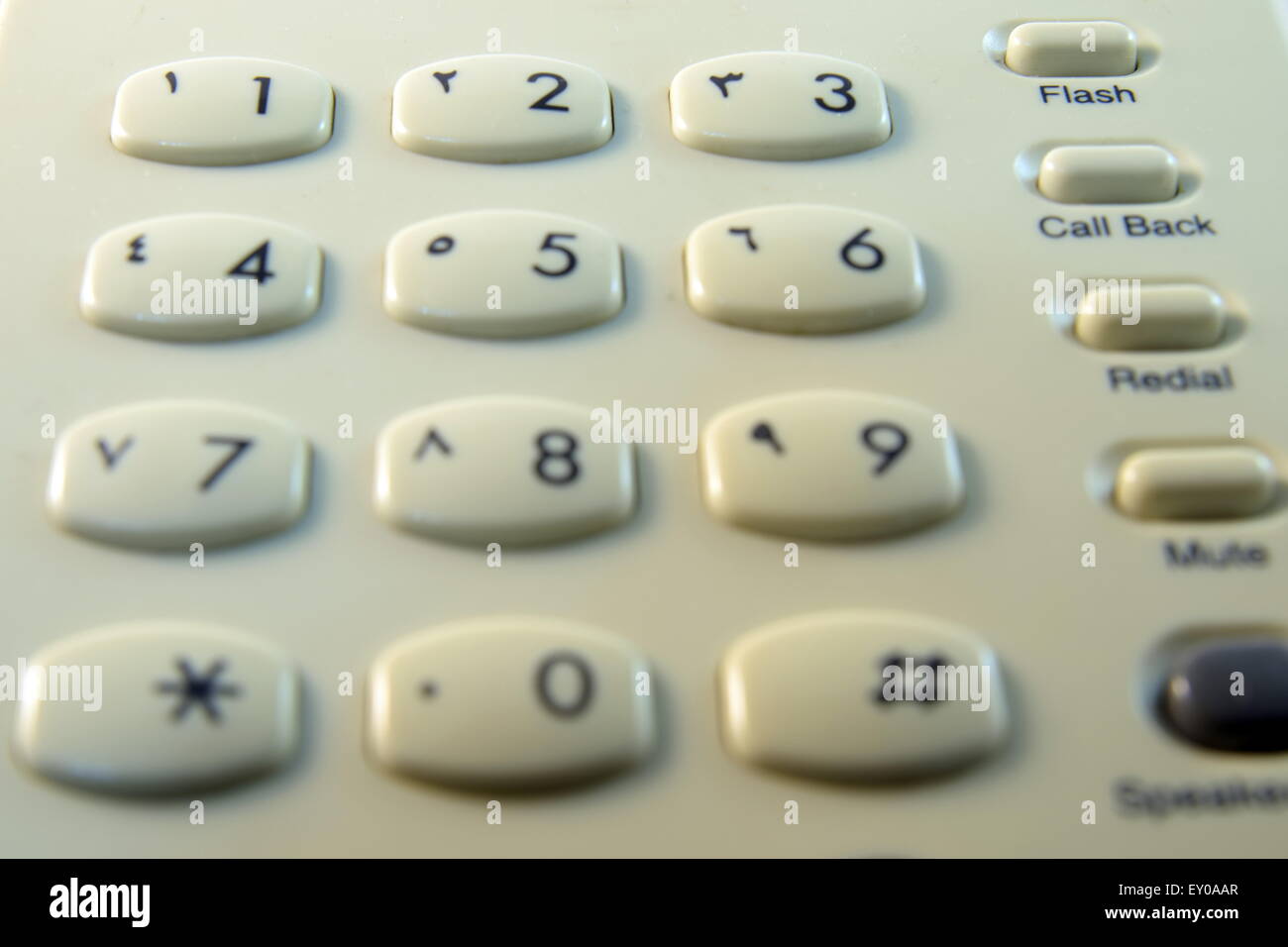closeup Telephone number pad and headset Stock Photo - Alamy