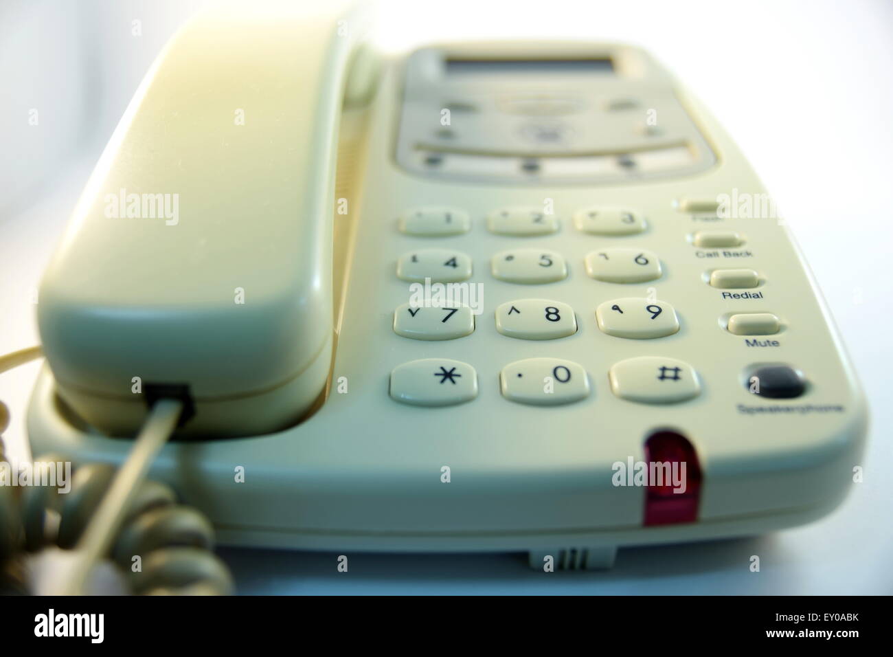 closeup Telephone number pad and headset Stock Photo - Alamy