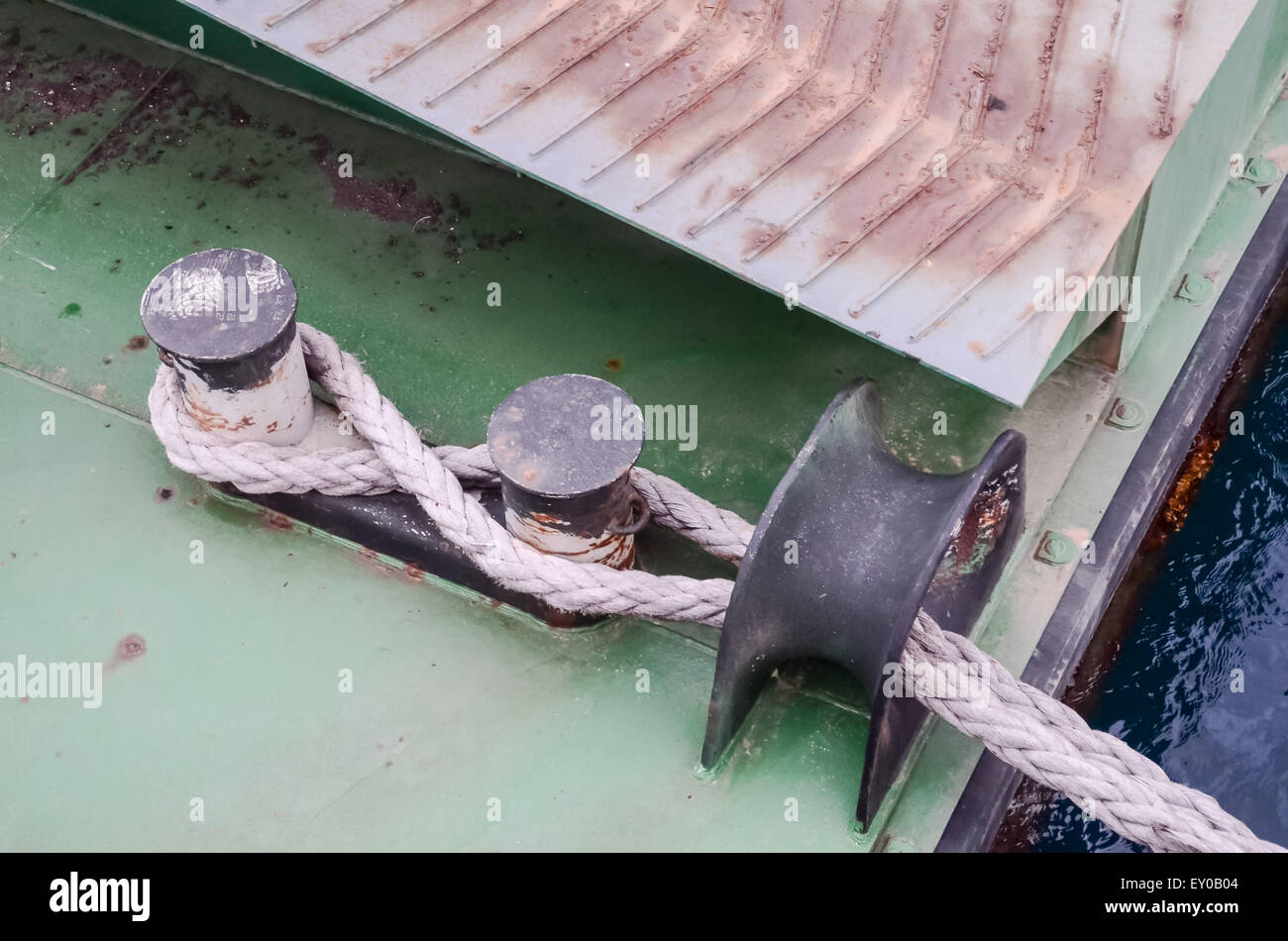 Old Vintage Naval Rope Stock Photo - Alamy