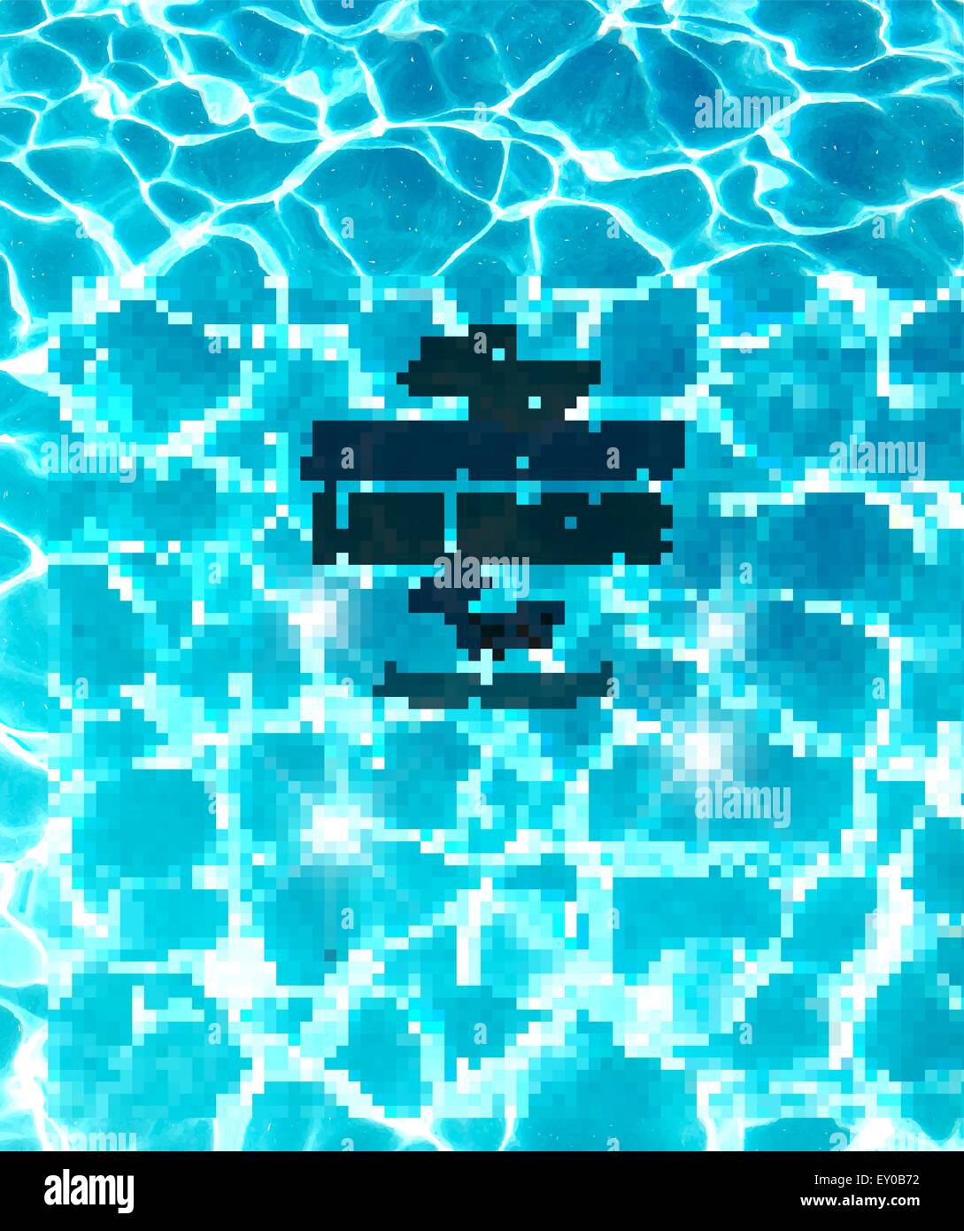 Summer holidays background with beautiful sea water. Vector Stock ...