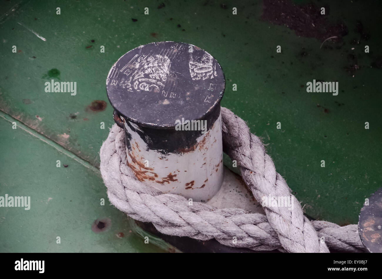 Old Vintage Naval Rope Stock Photo - Alamy