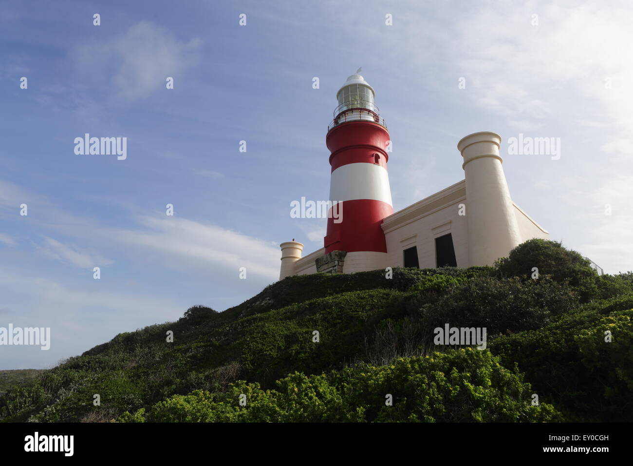 Lighthouse in Cape Agulhas Stock Photo - Alamy