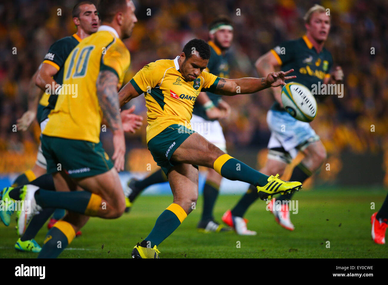 Brisbane, Australia. 18th July, 2015. Will Genia, Rugby Championship ...