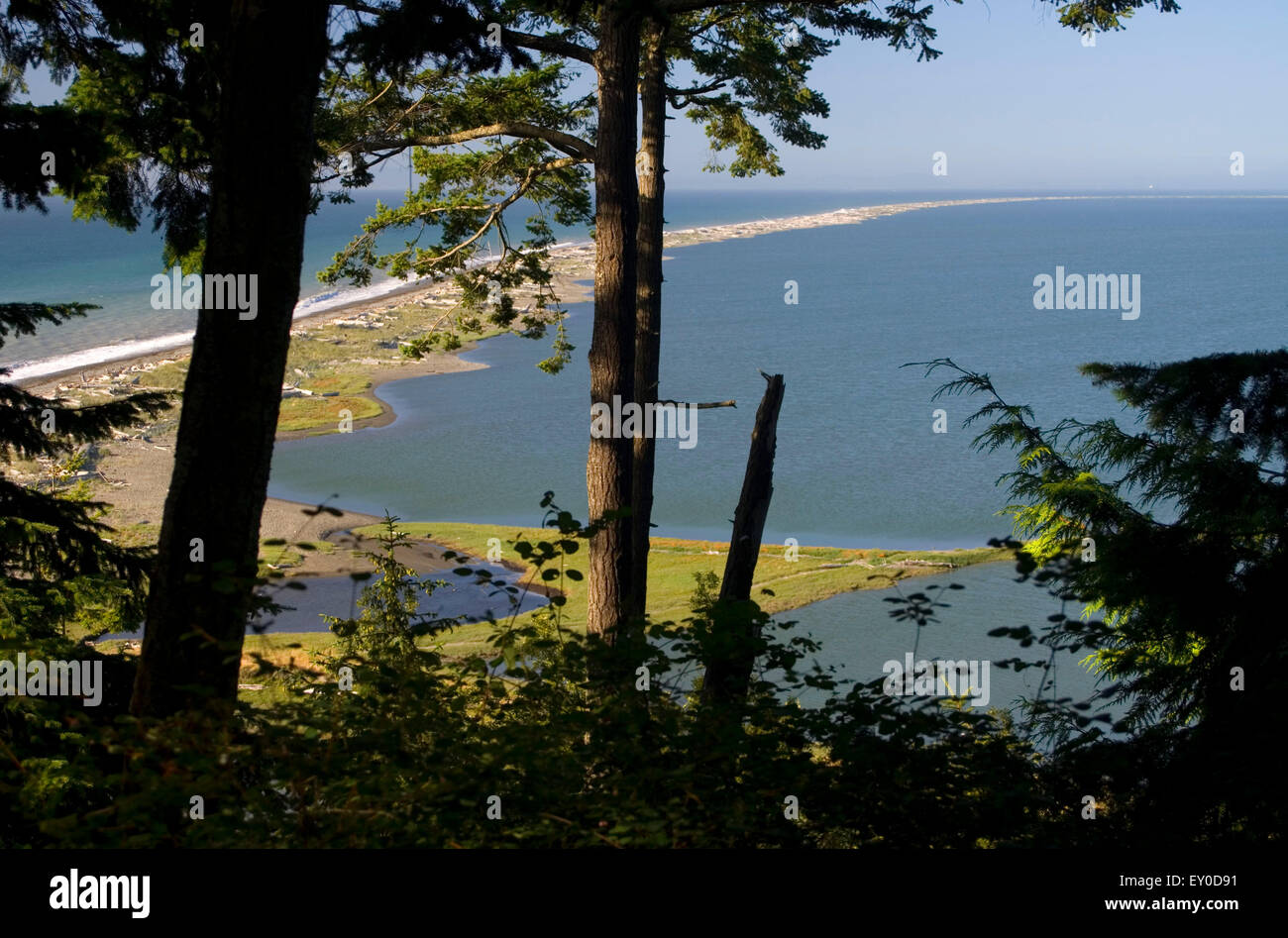 Dungeness Spit from Overlook, Dungeness National Wildlife Refuge ...