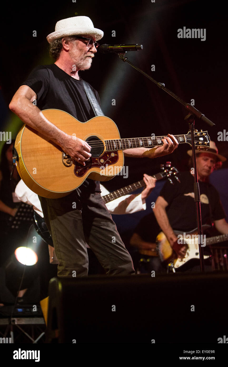 Milan, Italy. 18th July, 2015. The Italian pop/rock singer-songwriter ...