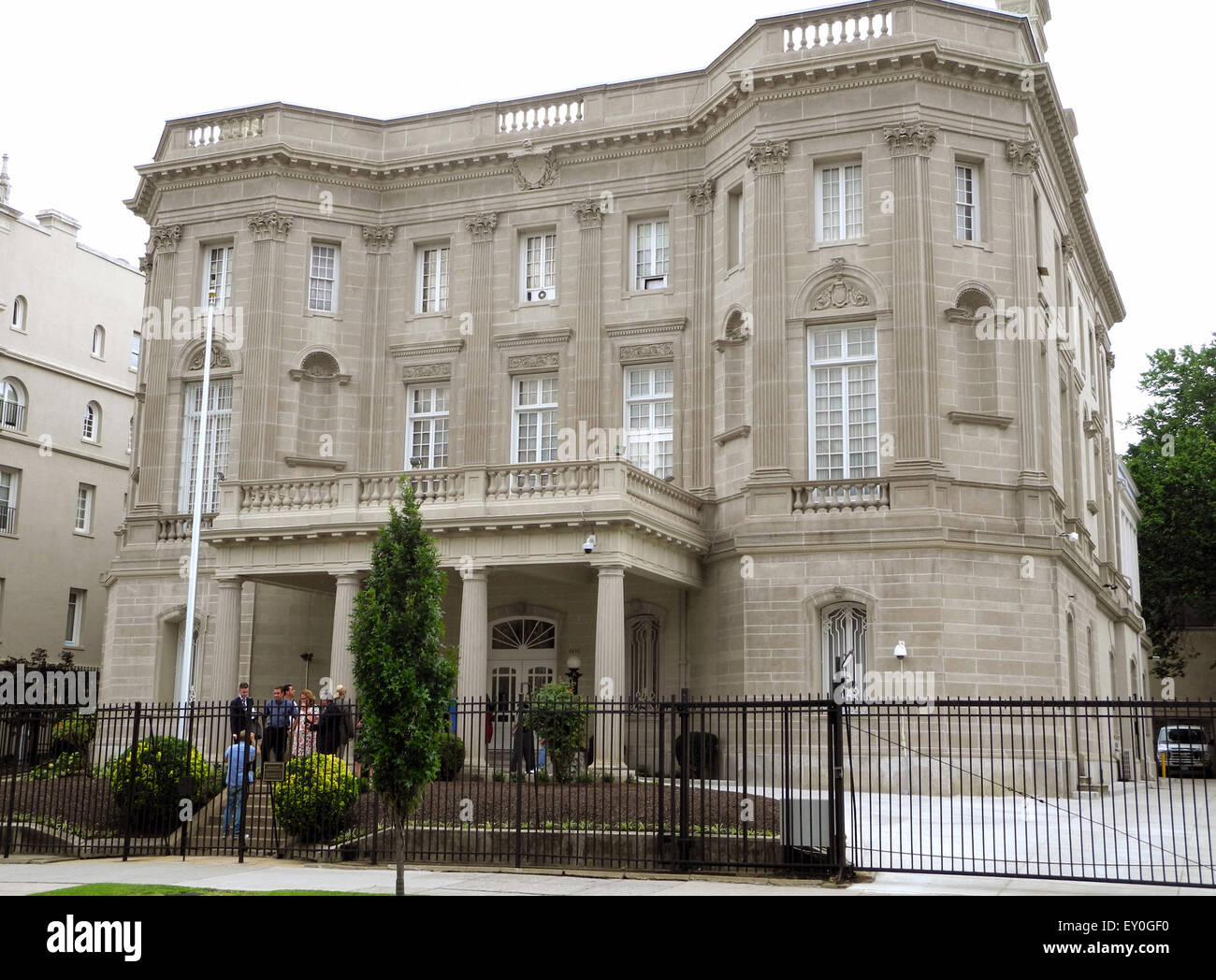 Washington, DC, USA. 15th July, 2015. The Cuban Interests Section ...
