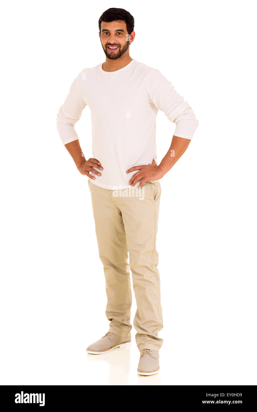 handsome young Indian man looking at the camera Stock Photo - Alamy