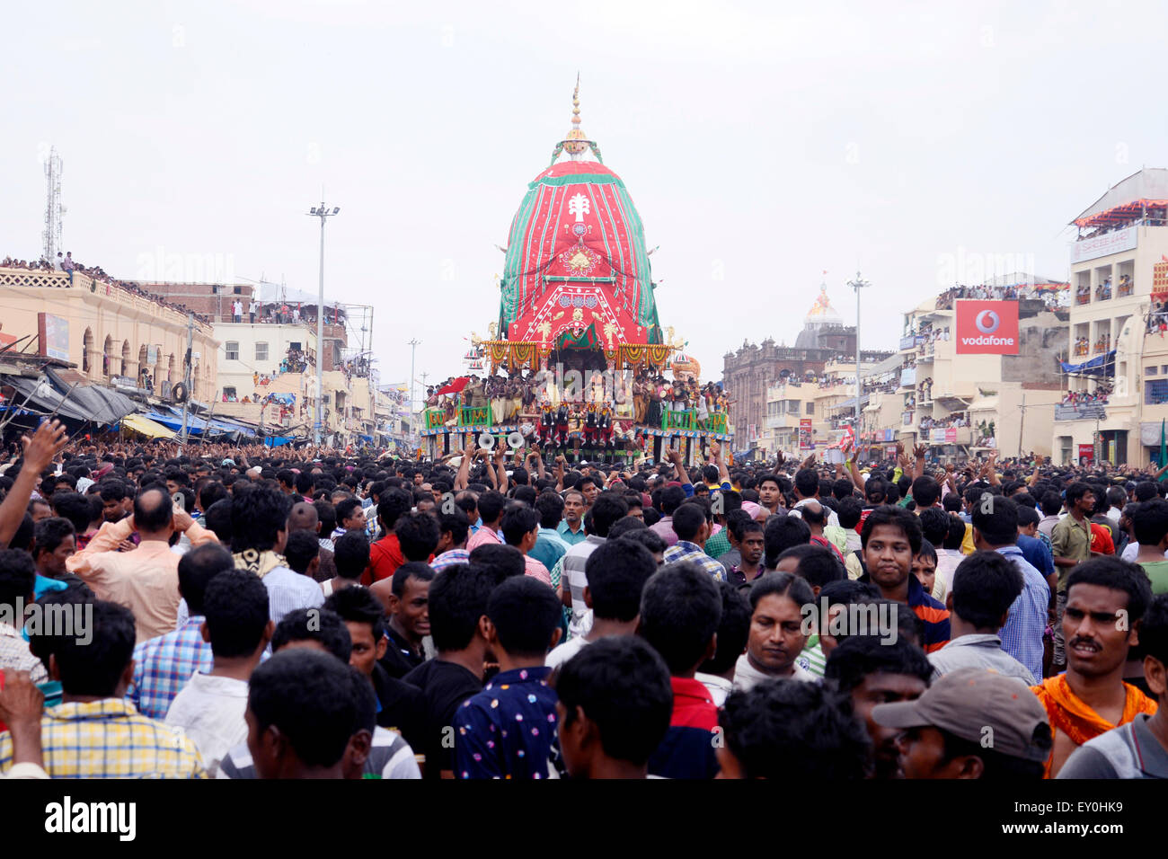 India. 18th July, 2015. The awaited Nabakalebara Rath Yatra is ...