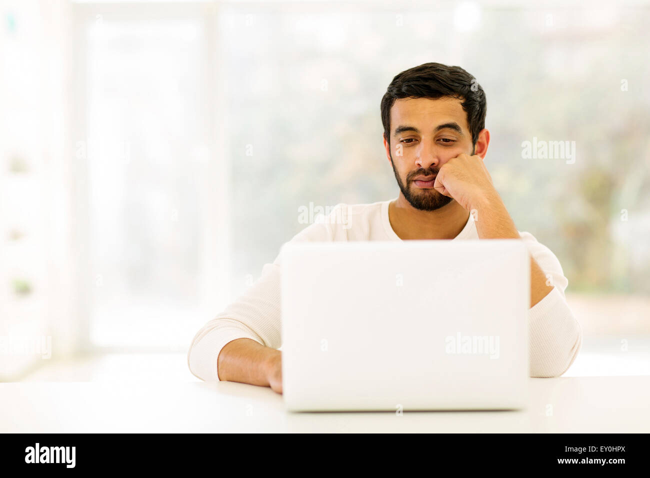 Indian man laptop hi-res stock photography and images - Alamy