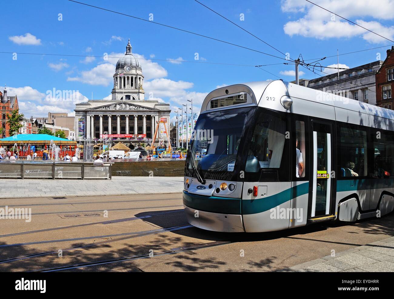 Nottingham tram hi-res stock photography and images - Alamy