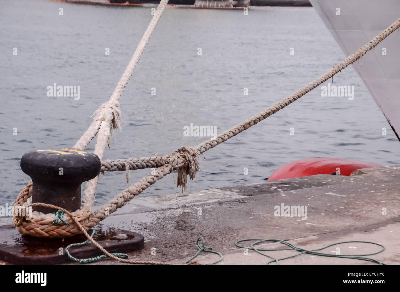 Old Vintage Naval Rope Stock Photo - Alamy