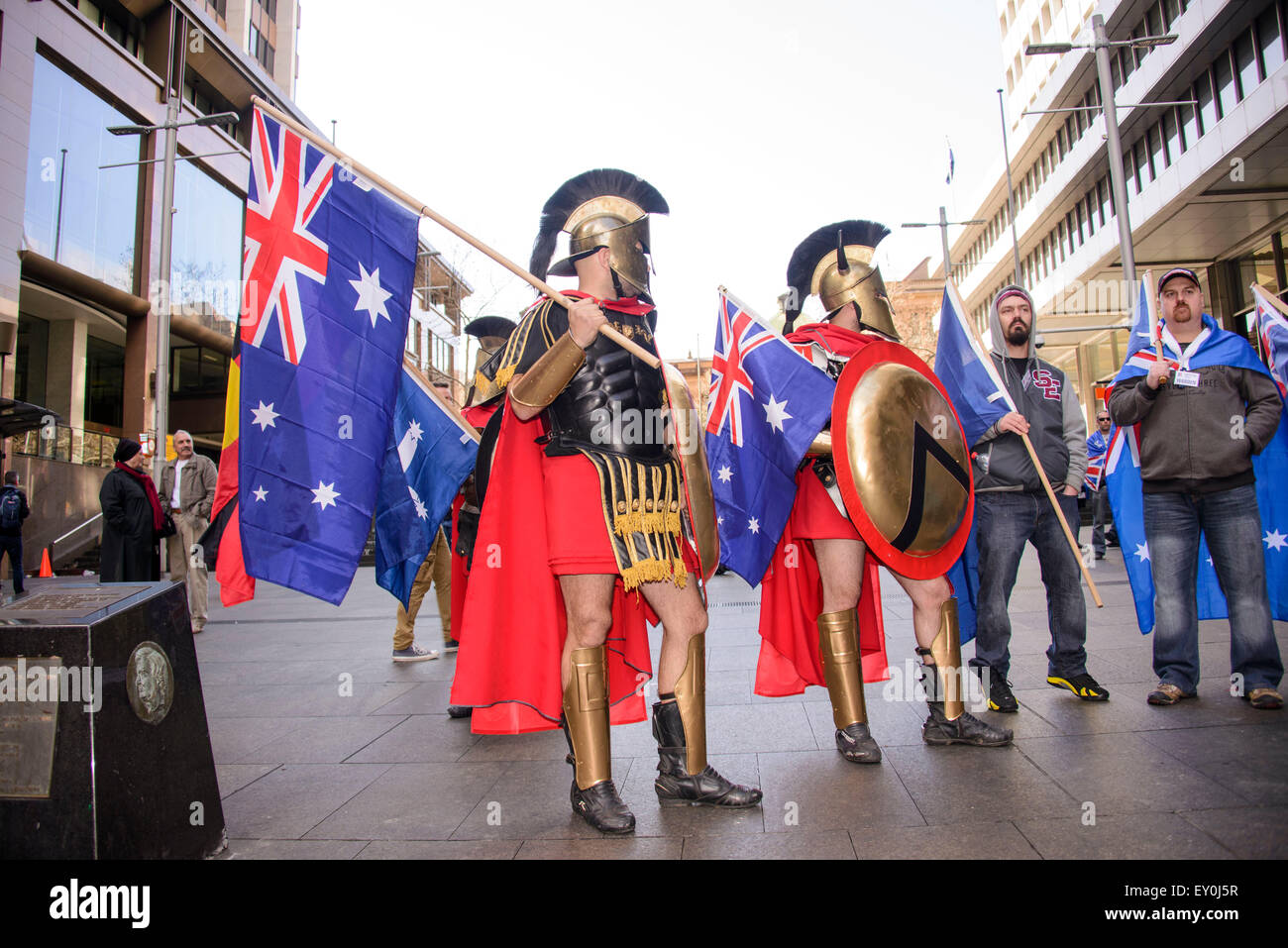 Clashing protest groups hi-res stock photography and images - Alamy