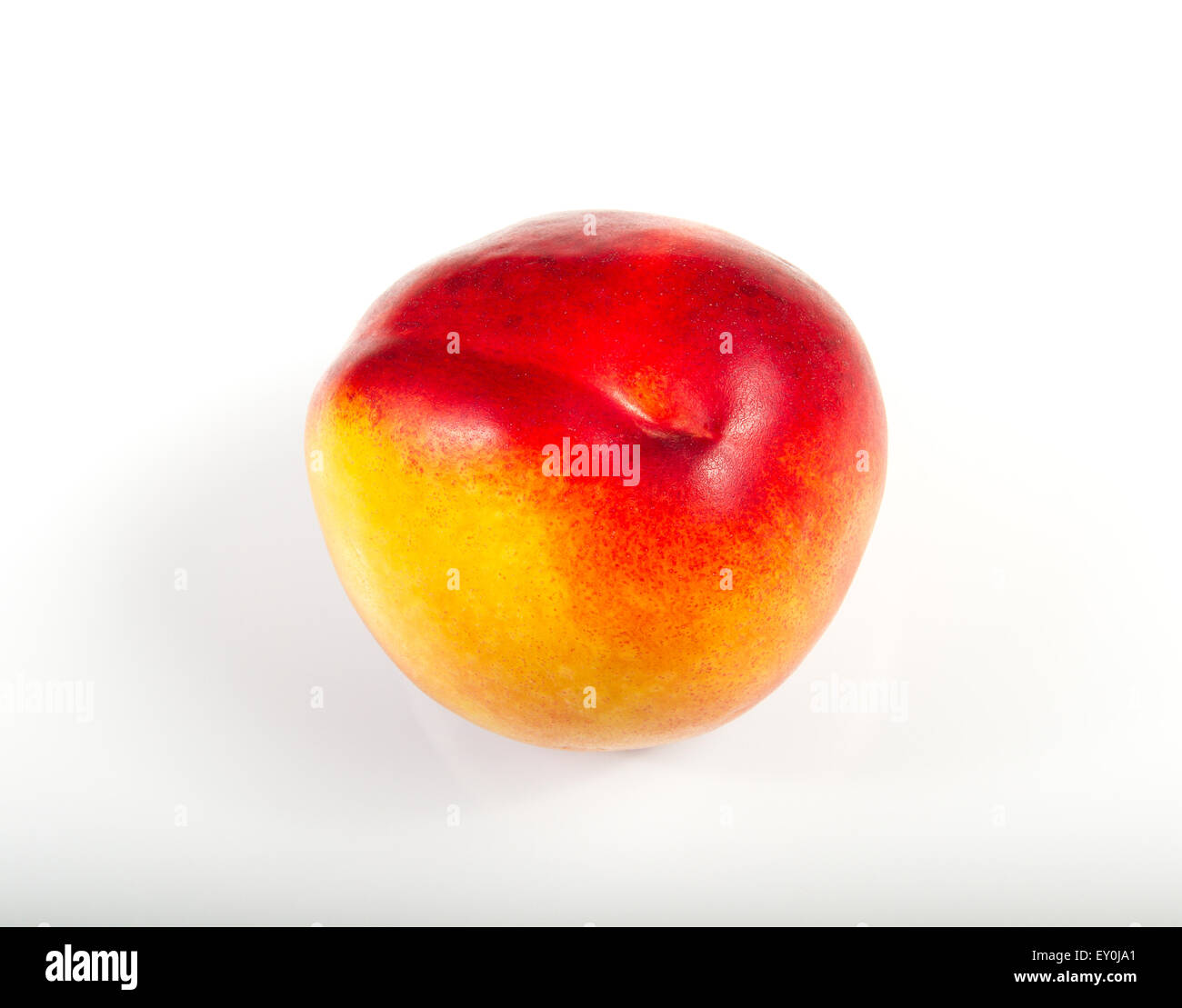 Beautiful photo Nectarine fruit isolated on white background Stock ...