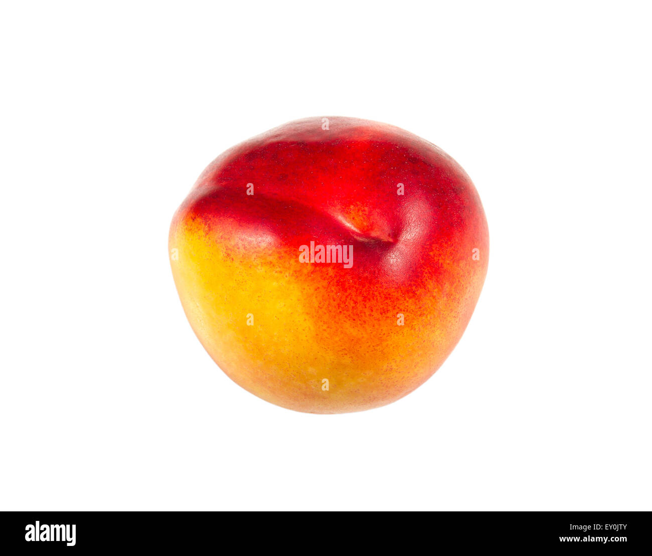 Beautiful photo Nectarine fruit isolated on white background Stock ...