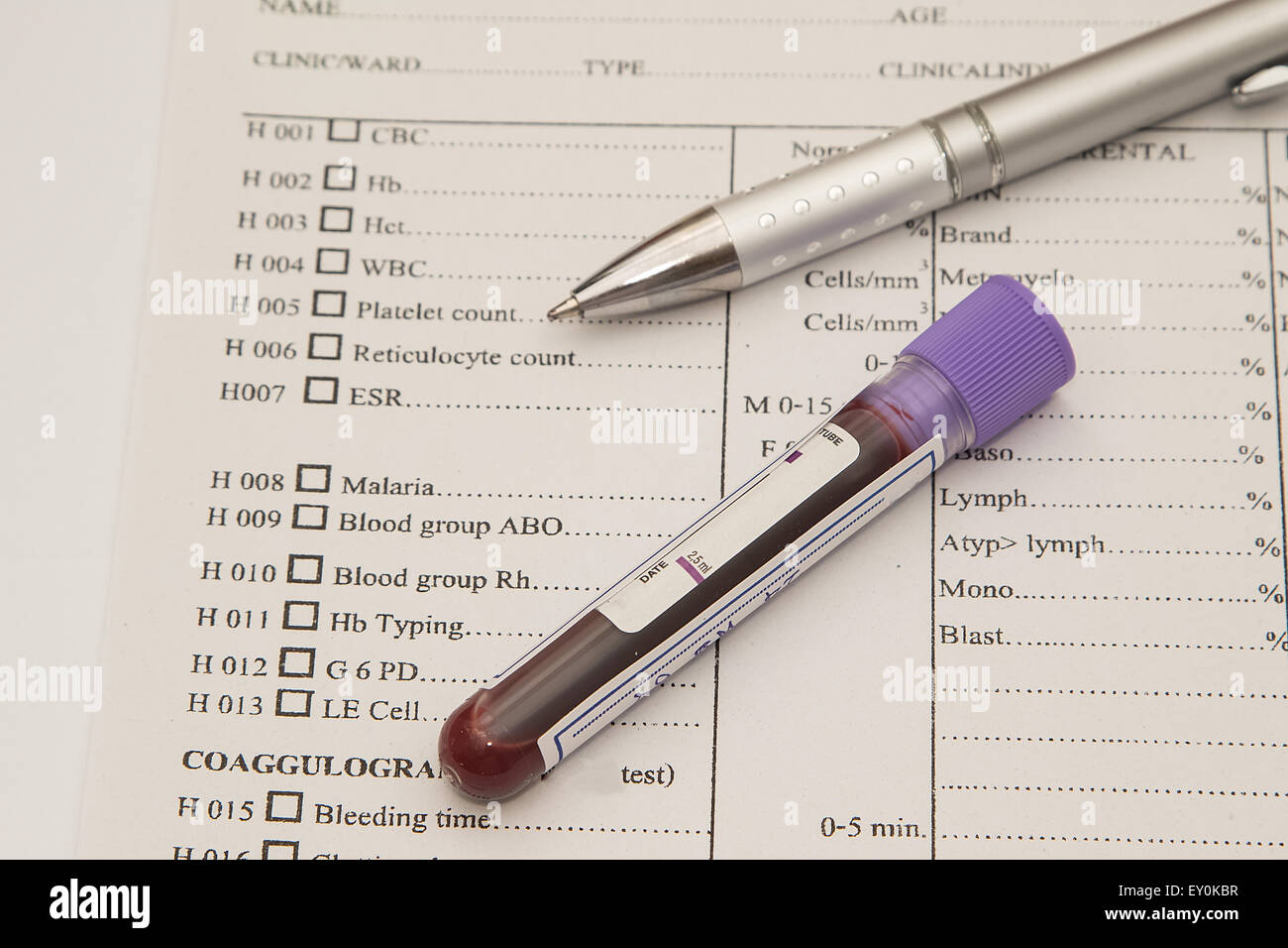 Lab report hi-res stock photography and images - Alamy