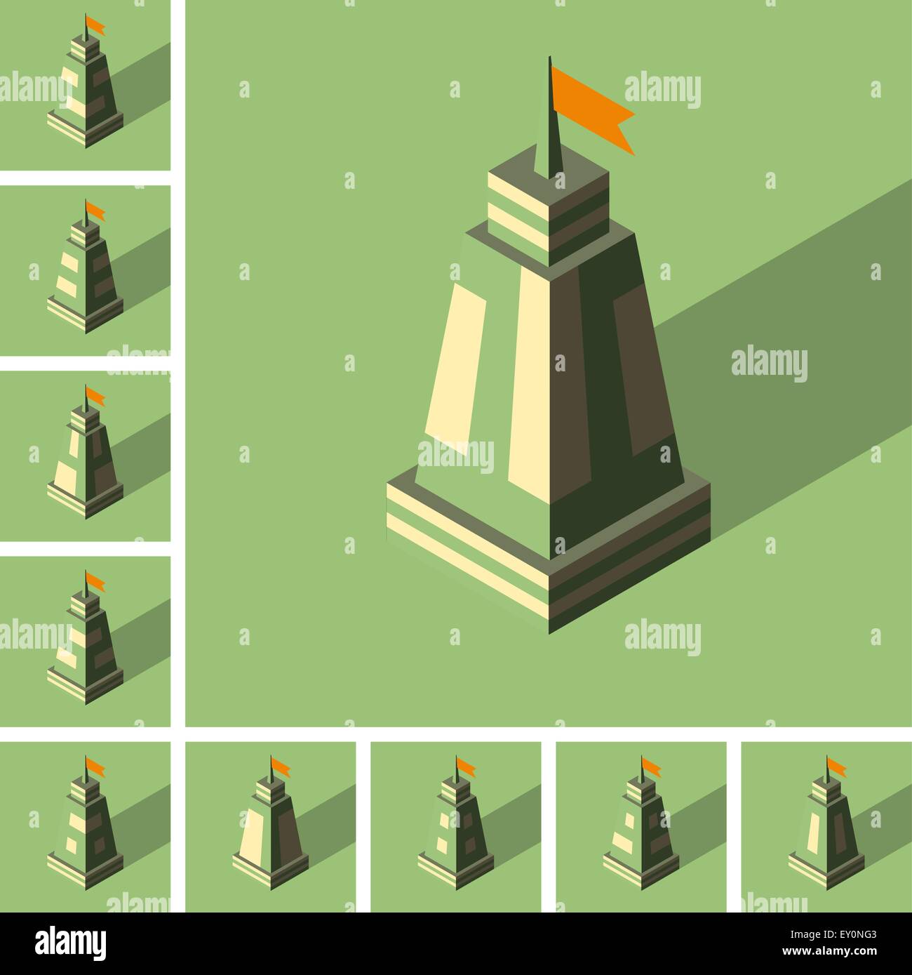 3D number icons. Vector set. Can be used for advertising and web design ...