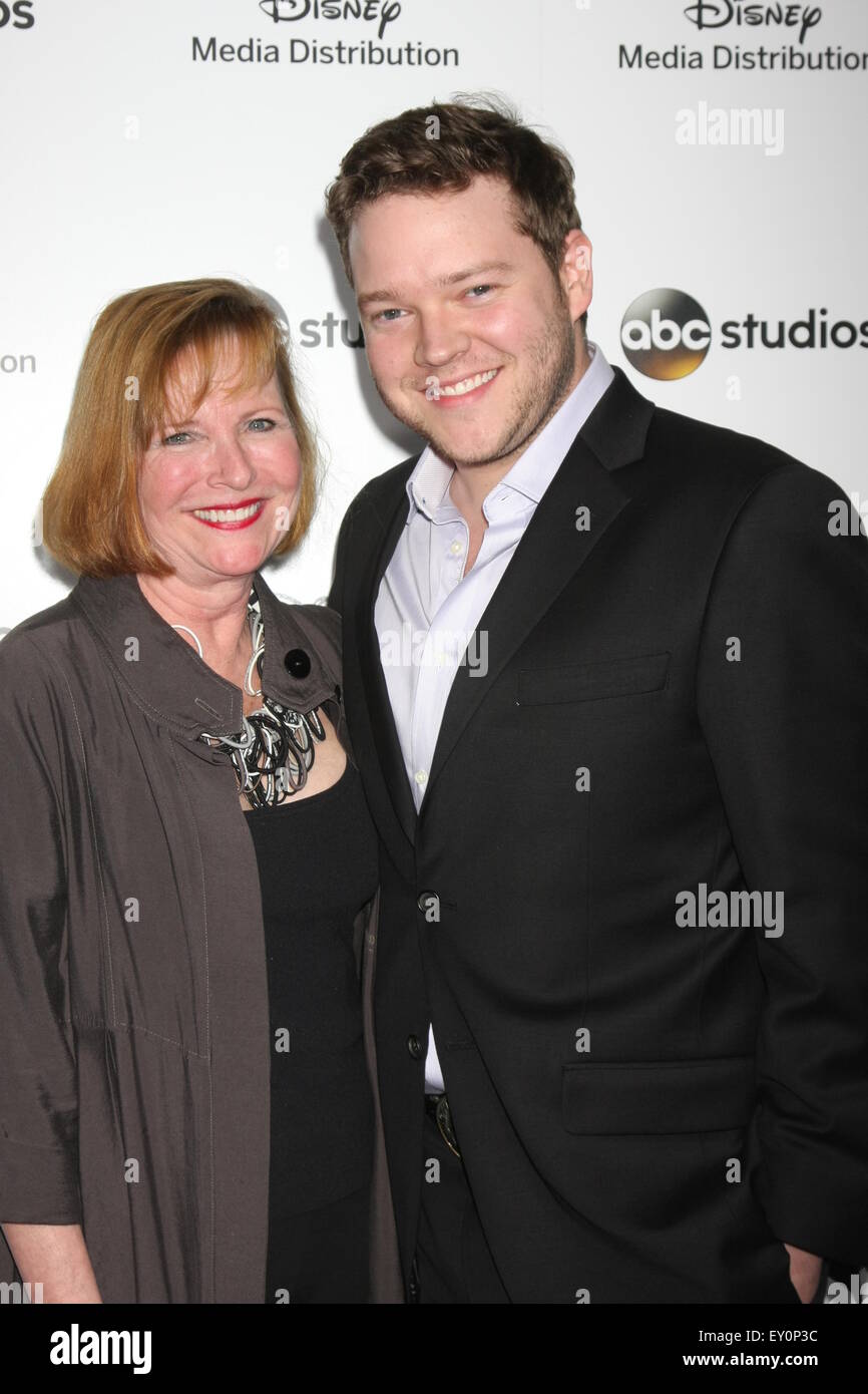 ABC International Upfronts 2015 Featuring: Harry Ford, with his mother ...