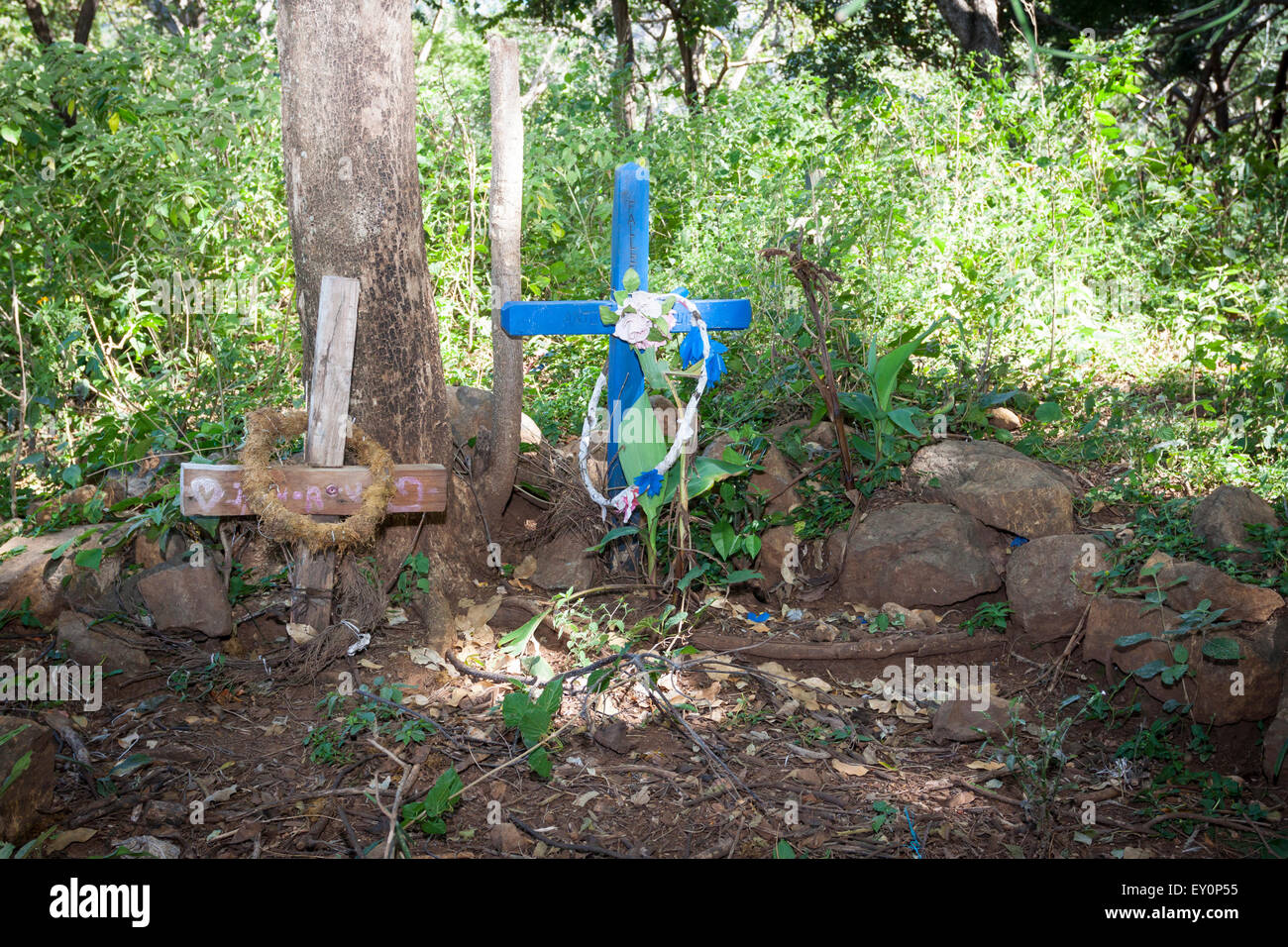 Rural cemetery in Cusmapa, Nicaragua Stock Photo - Alamy