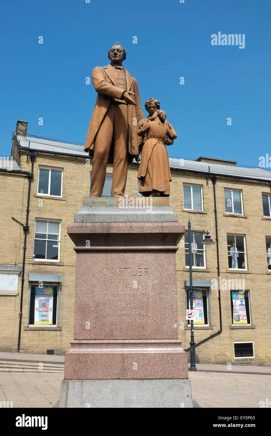 Oastler statue in Northgate Square, Bradford, West Yorkshire Stock ...