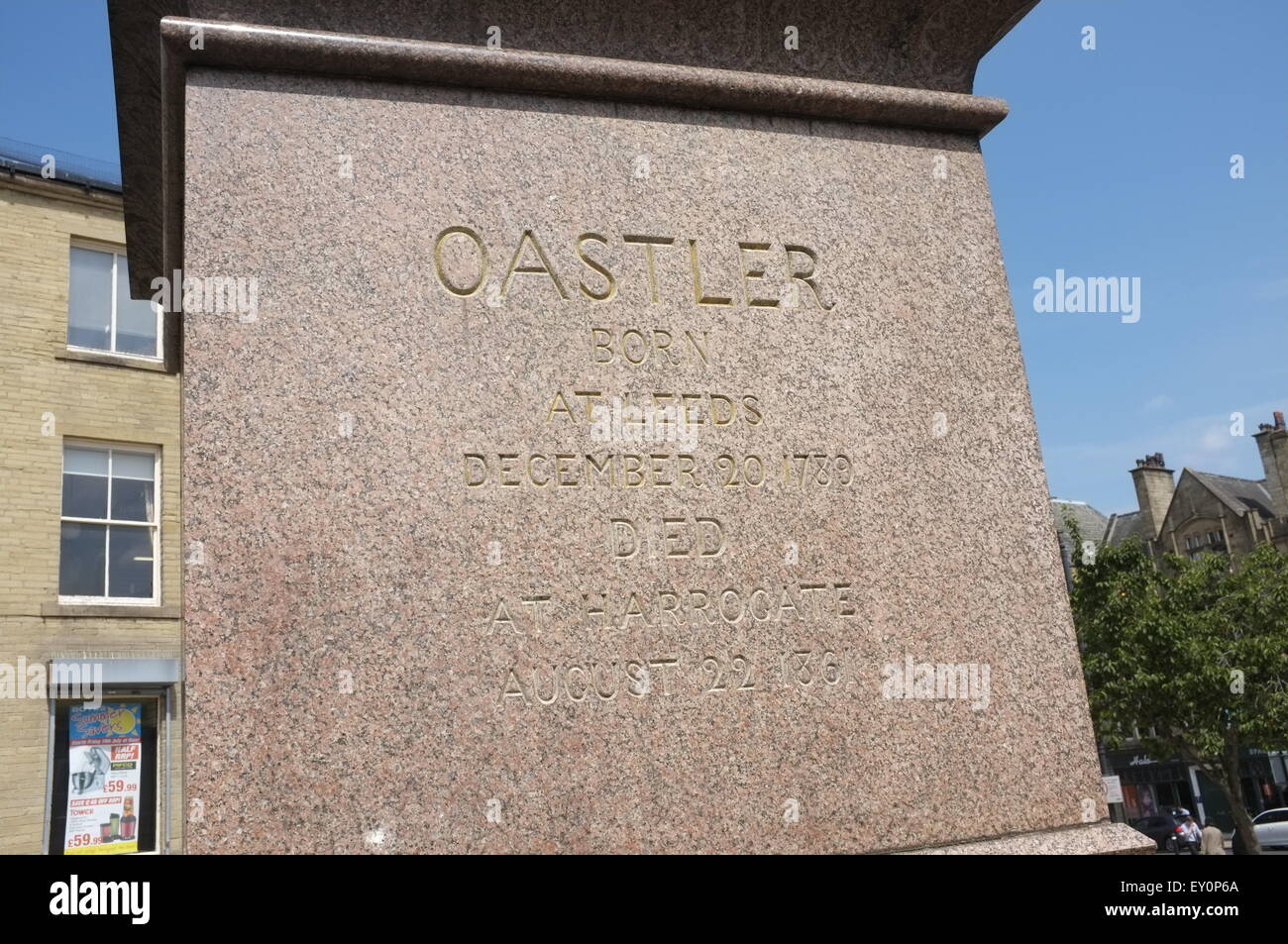 Oastler statue in Northgate Square, Bradford, West Yorkshire Stock ...