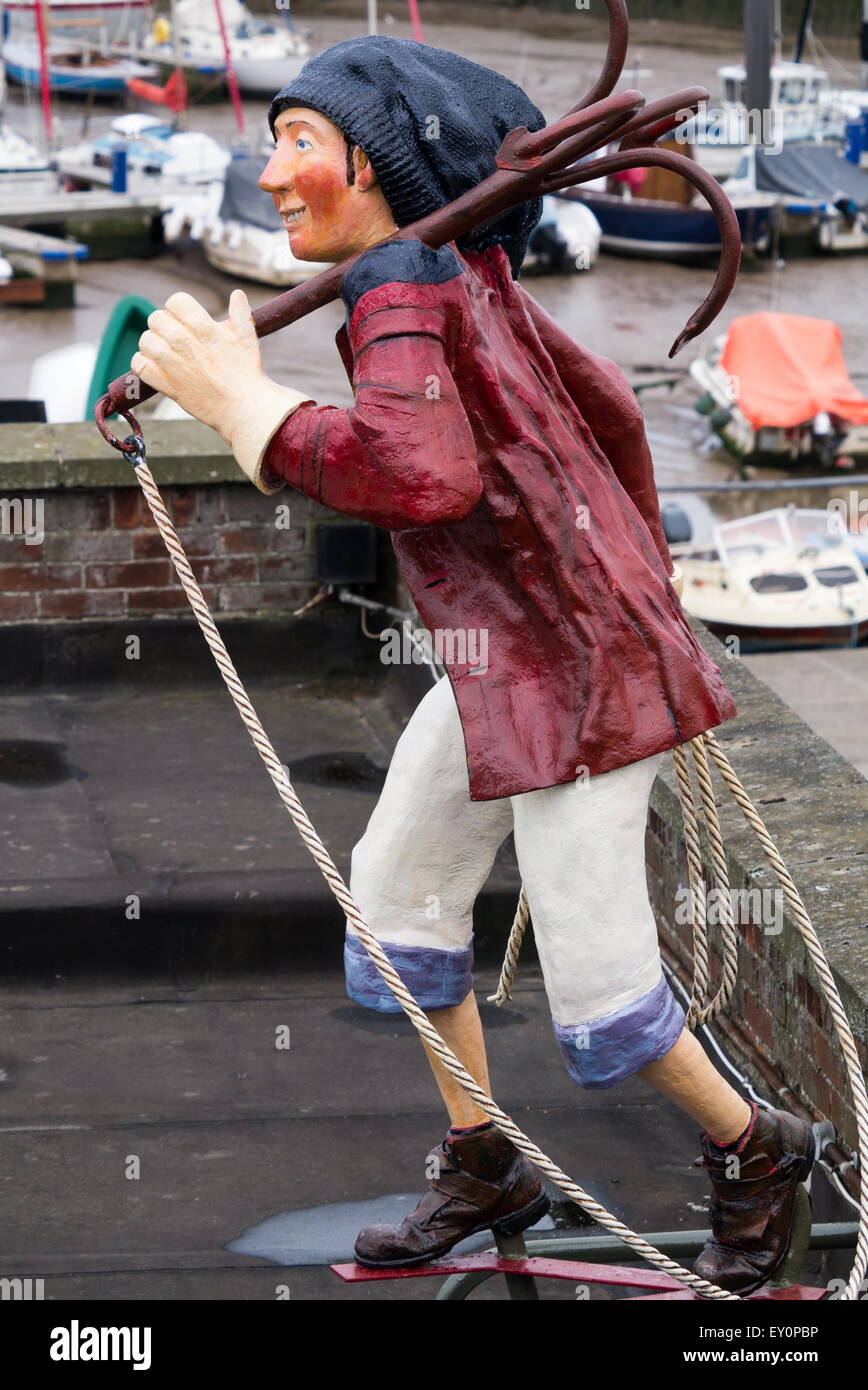 Anchorman sculpture hi-res stock photography and images - Alamy