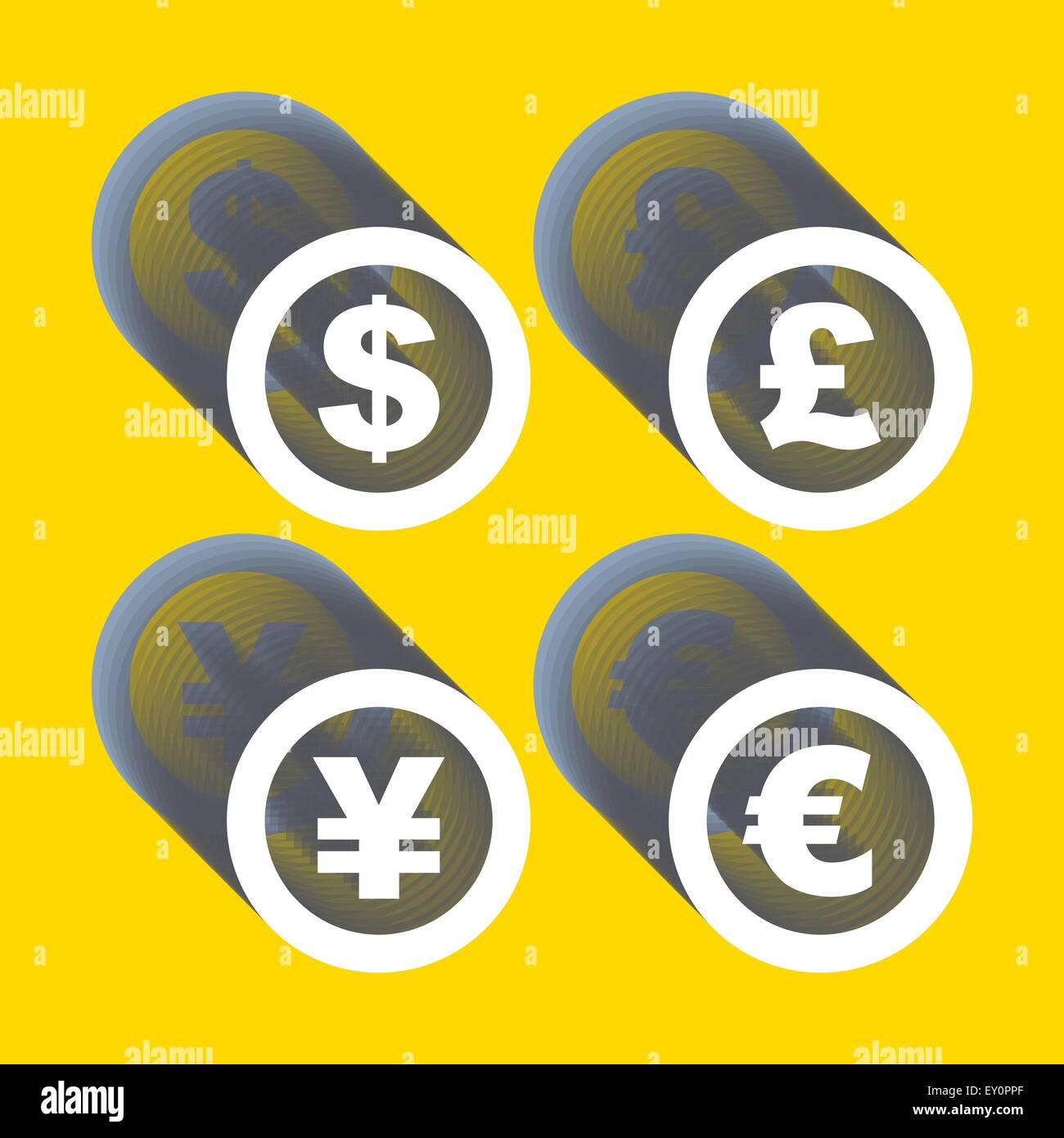 Exchange rate signs Stock Vector Images - Alamy