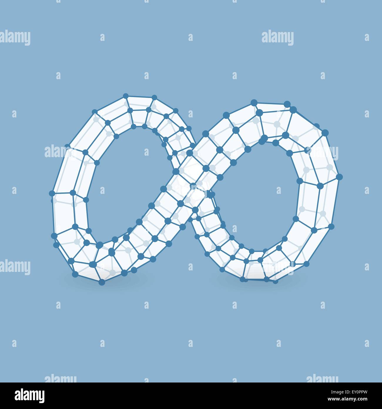 Infinity symbol. Can be used as design element, emblem, icon. 3d vector ...