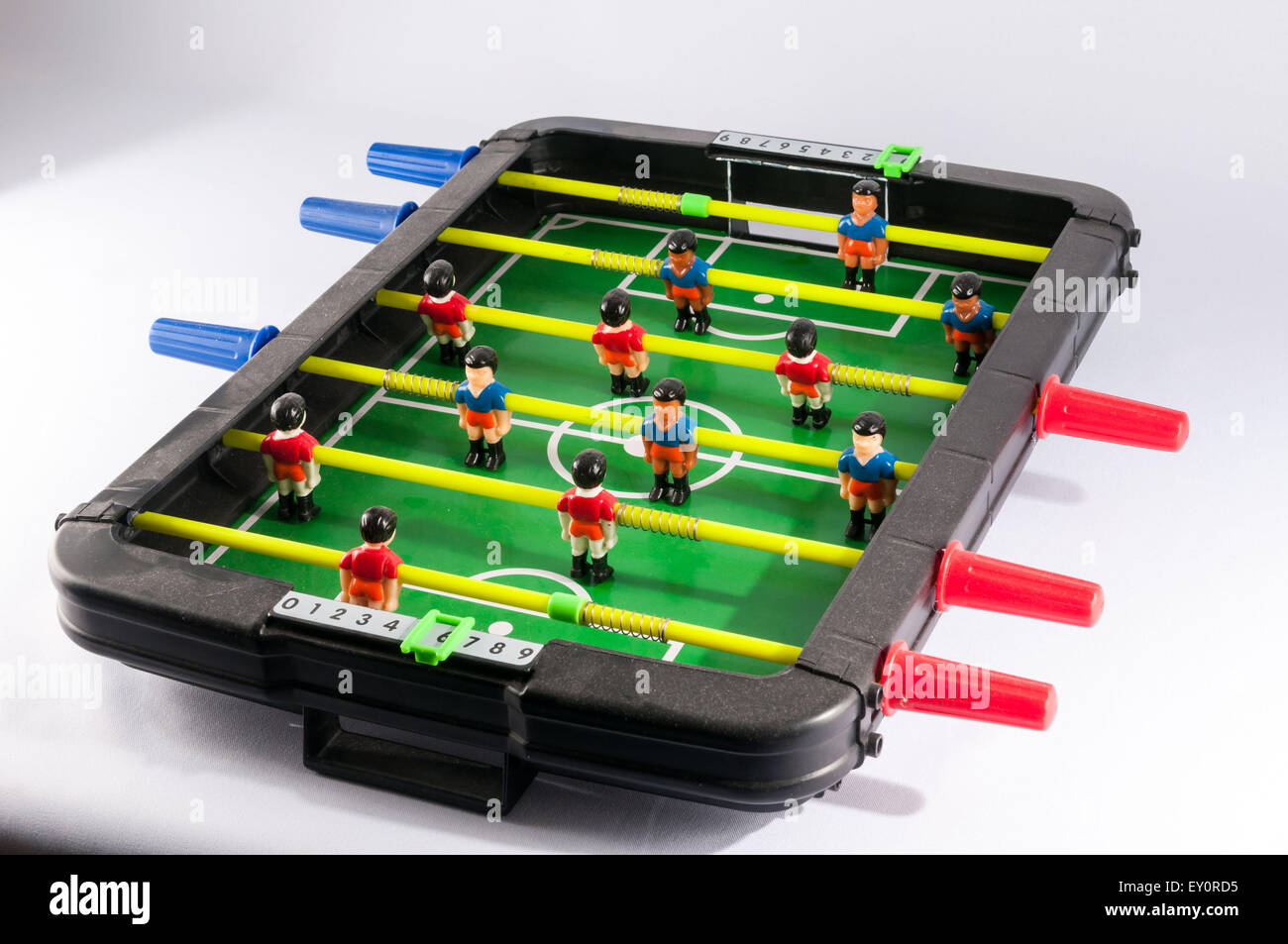 Foosball Football Toy Game Stock Photo - Alamy