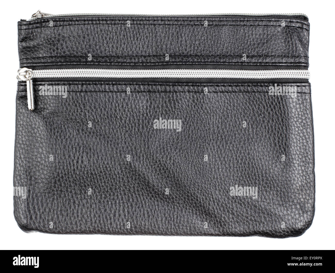 black wallet isolated on white background Stock Photo - Alamy