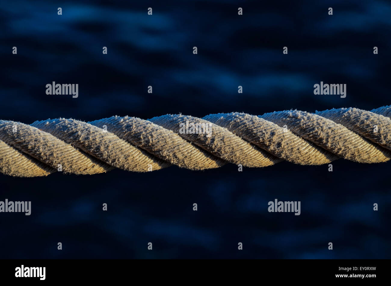 Old Vintage Naval Rope Stock Photo - Alamy