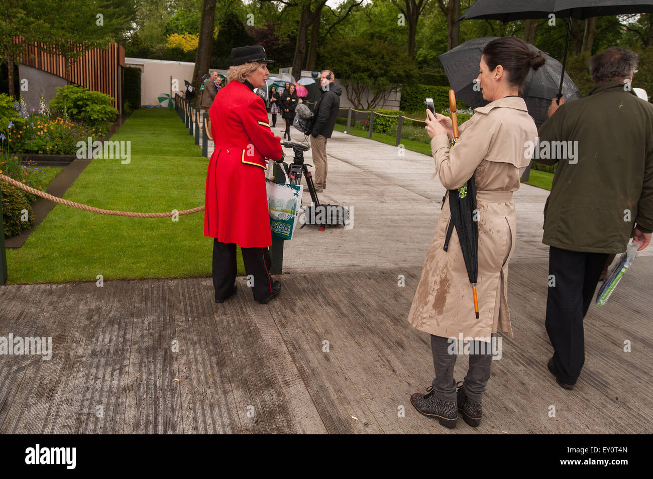 RHS Chelsea Flower Show - Press and VIP view. Featuring: Mary McCartney ...