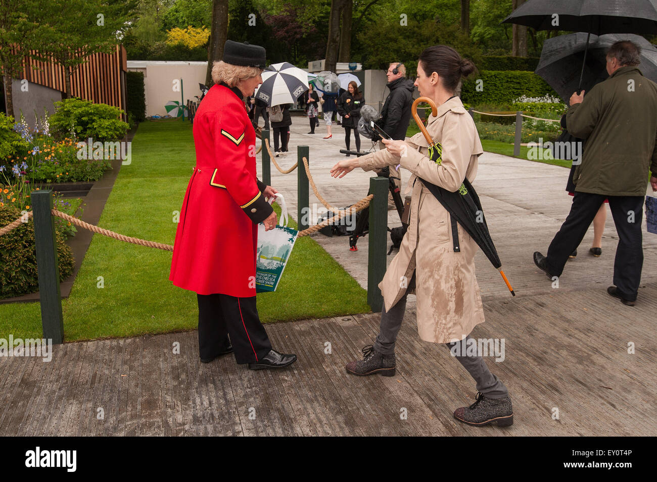 RHS Chelsea Flower Show - Press and VIP view. Featuring: Mary McCartney ...