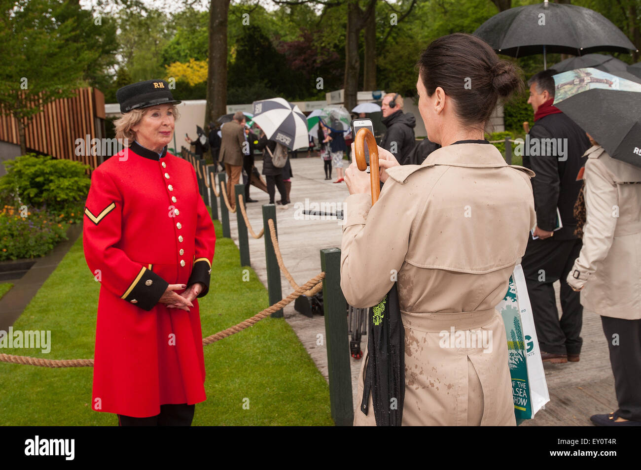RHS Chelsea Flower Show - Press and VIP view. Featuring: Mary McCartney ...