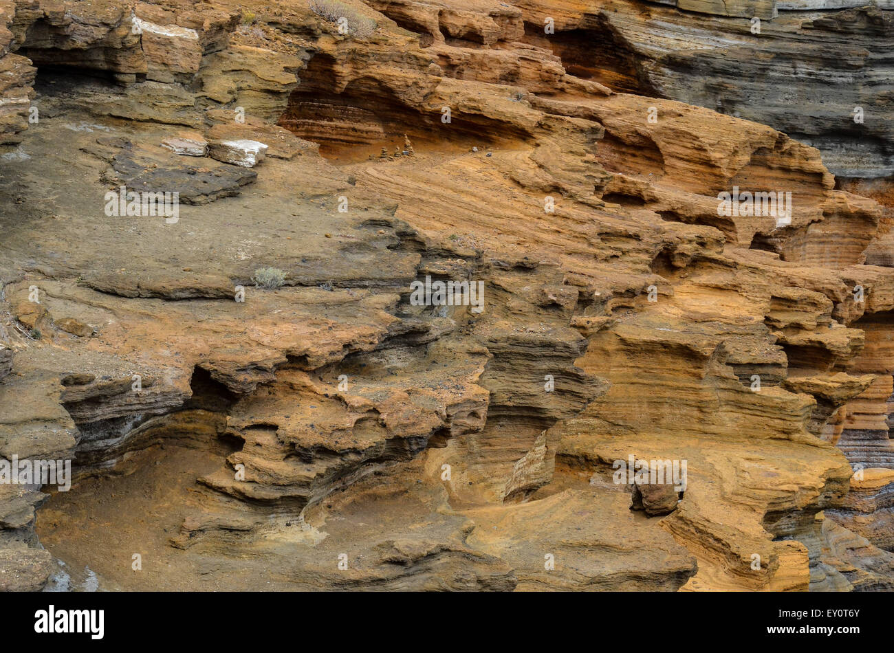 Volcanic Rock Basaltic Formation in Gran Canaria Stock Photo - Alamy