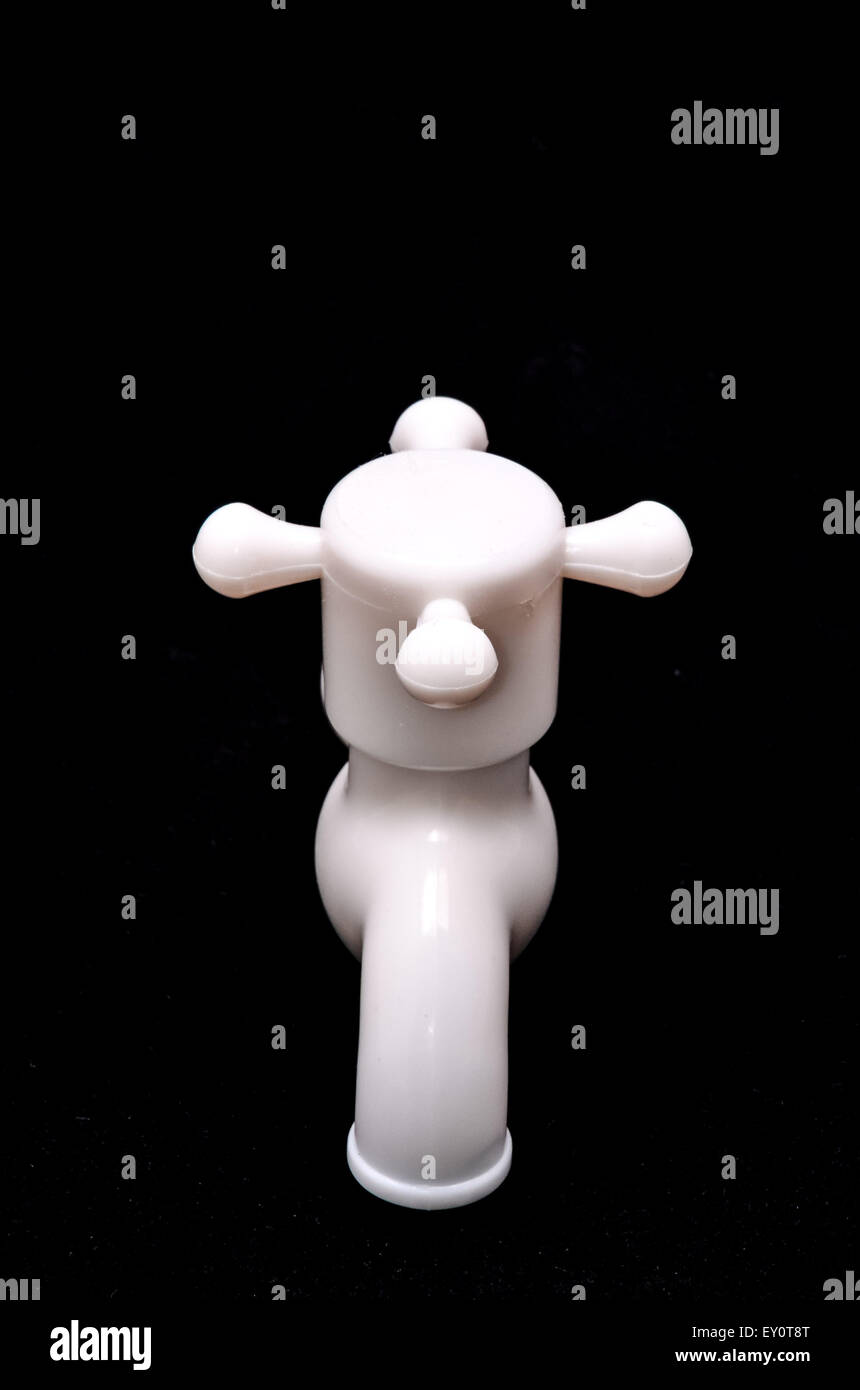 PVC Plastic Water Faucet Stock Photo - Alamy