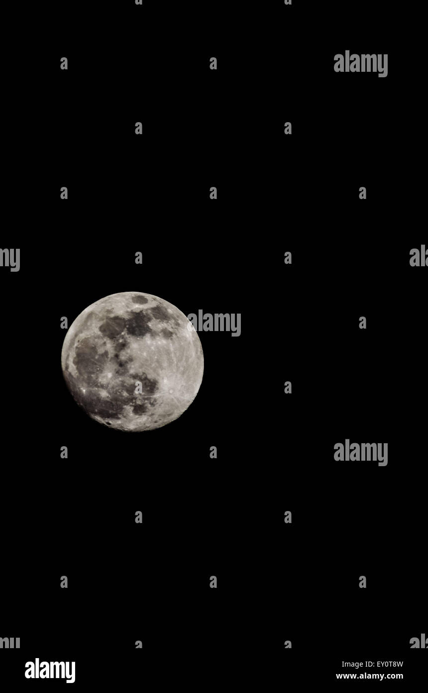 Full Moon 2014 Stock Photo - Alamy
