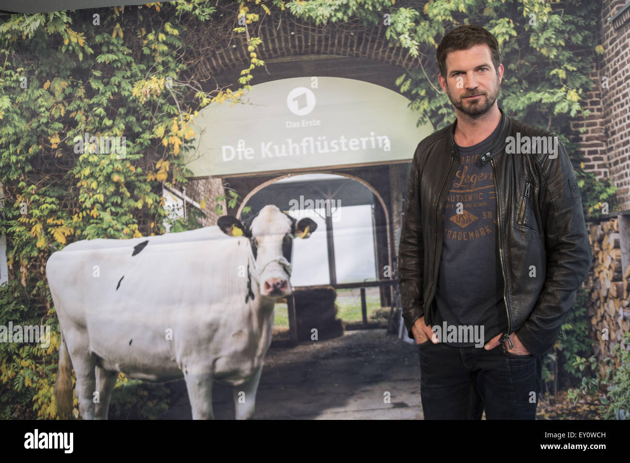 Actors promoting the new ARD series "Die Kuhfluesterin" at Hotel Onyx ...