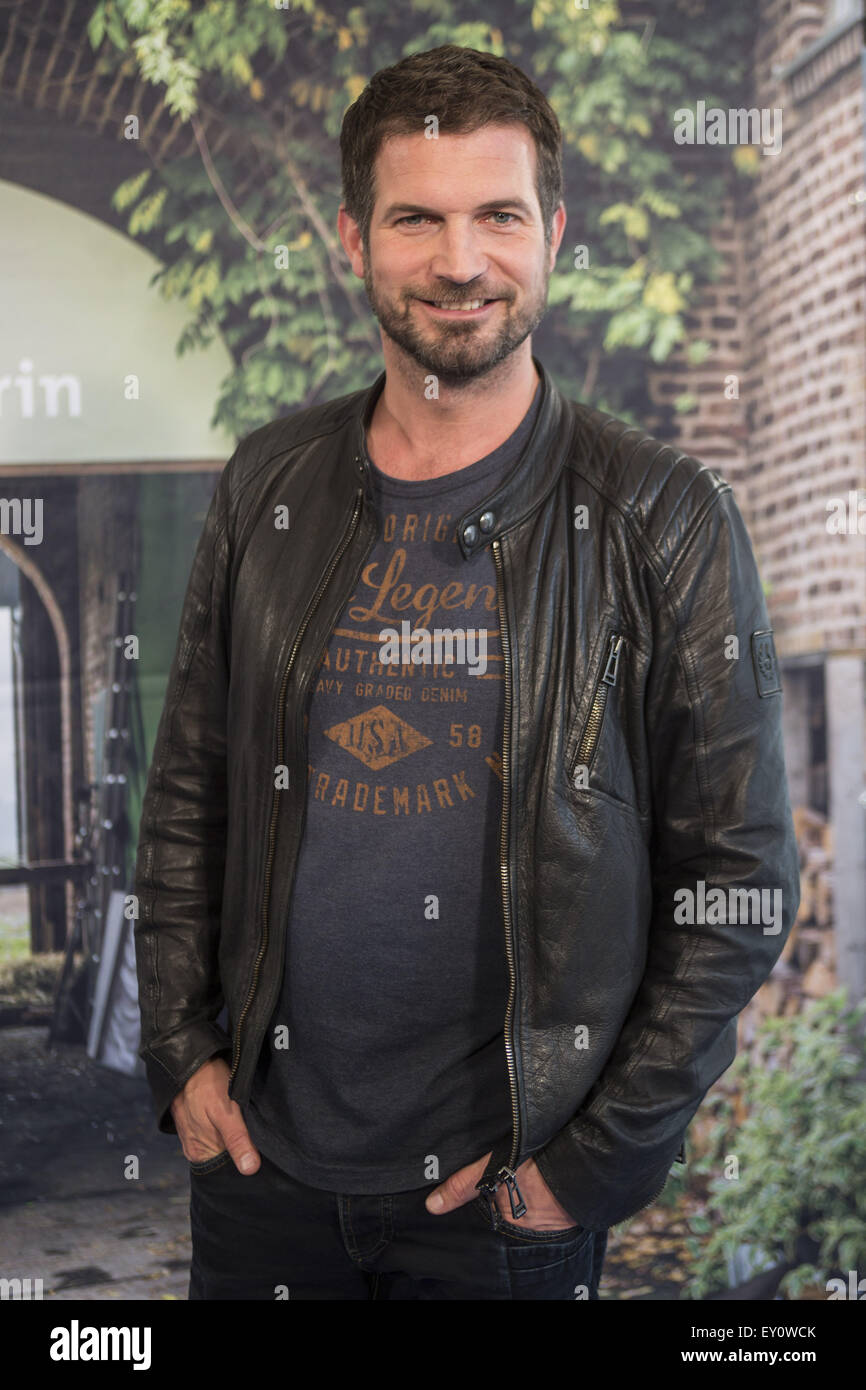 Actors promoting the new ARD series "Die Kuhfluesterin" at Hotel Onyx ...