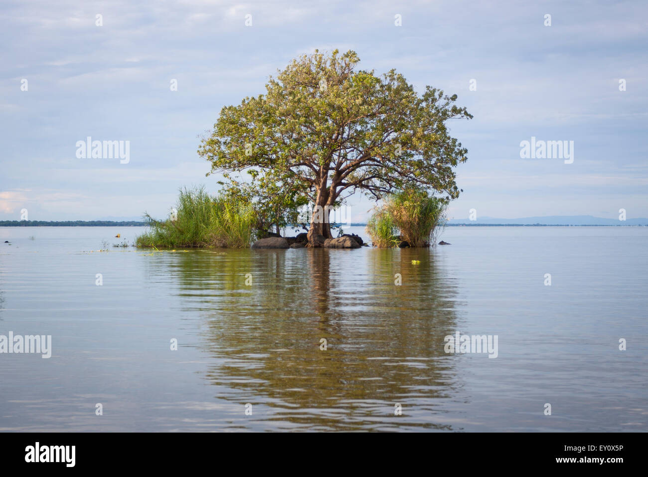 Small island isolated on the Islets of Granada, Nicaragua Stock Photo ...