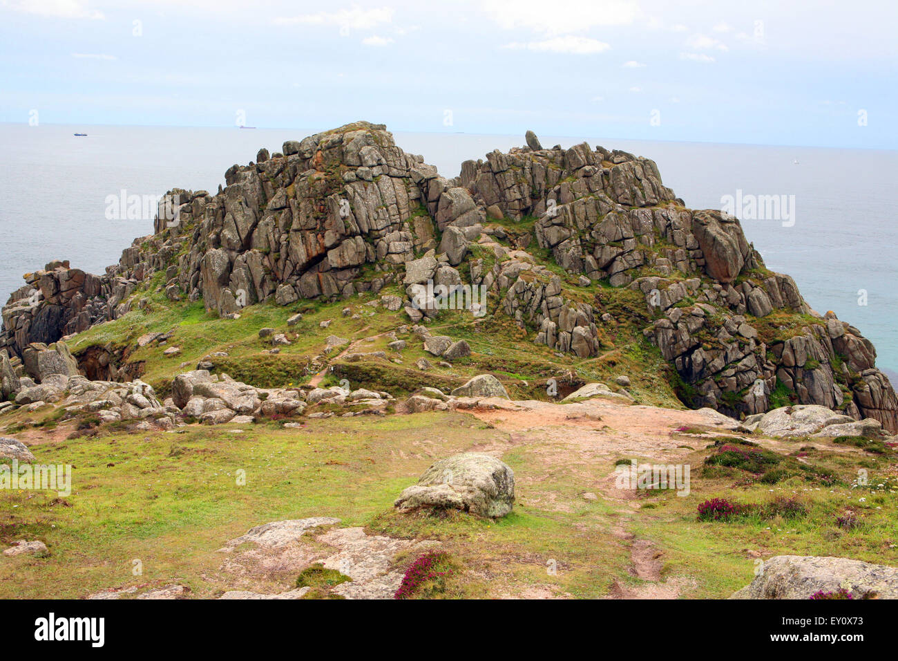 Treryn Dinas fort Treen Cornwall England UK Stock Photo - Alamy