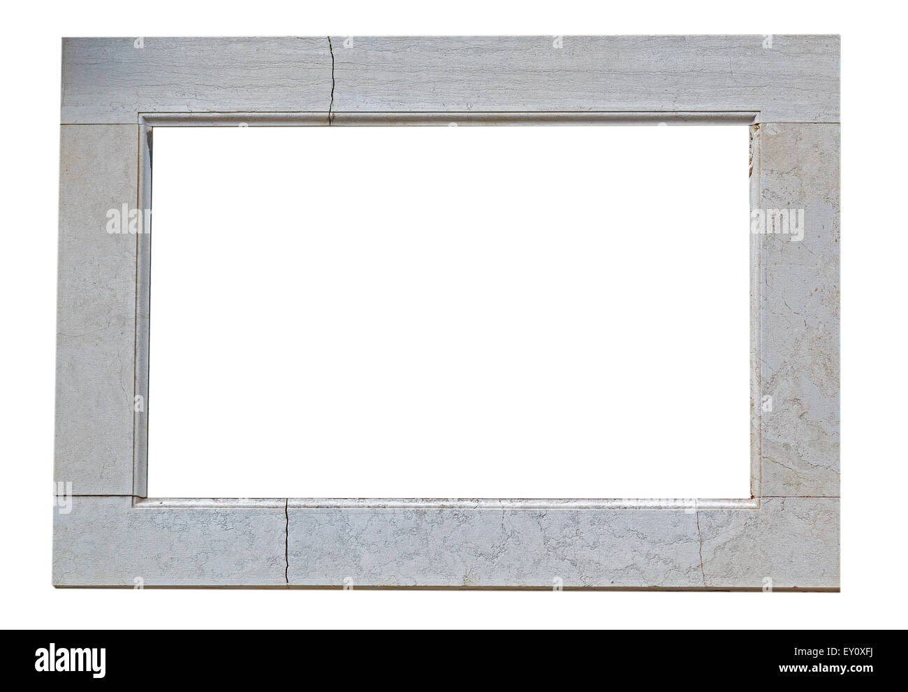 marble frame on white background Stock Photo - Alamy