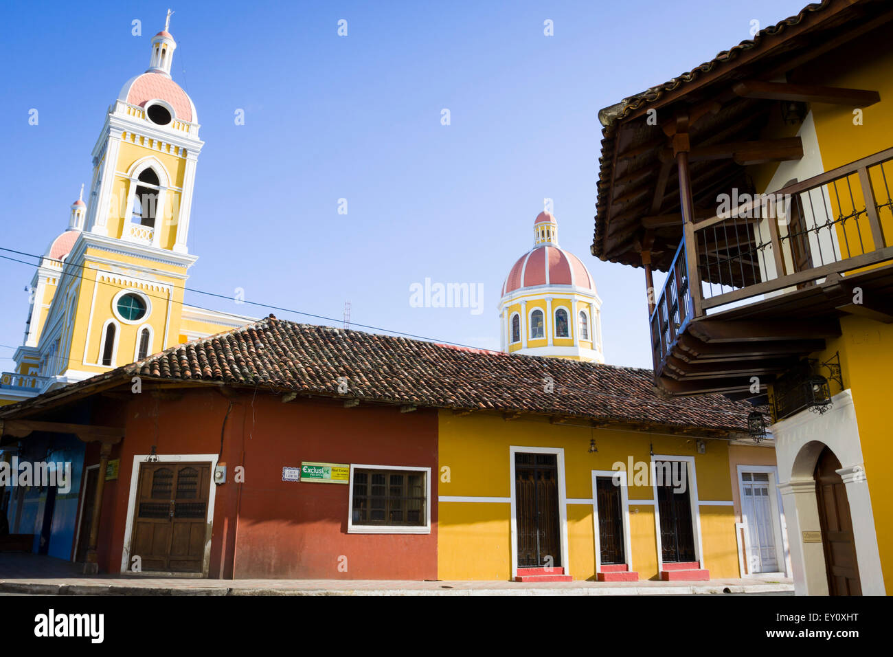 Colonial city of Granada, Nicaragua Stock Photo - Alamy