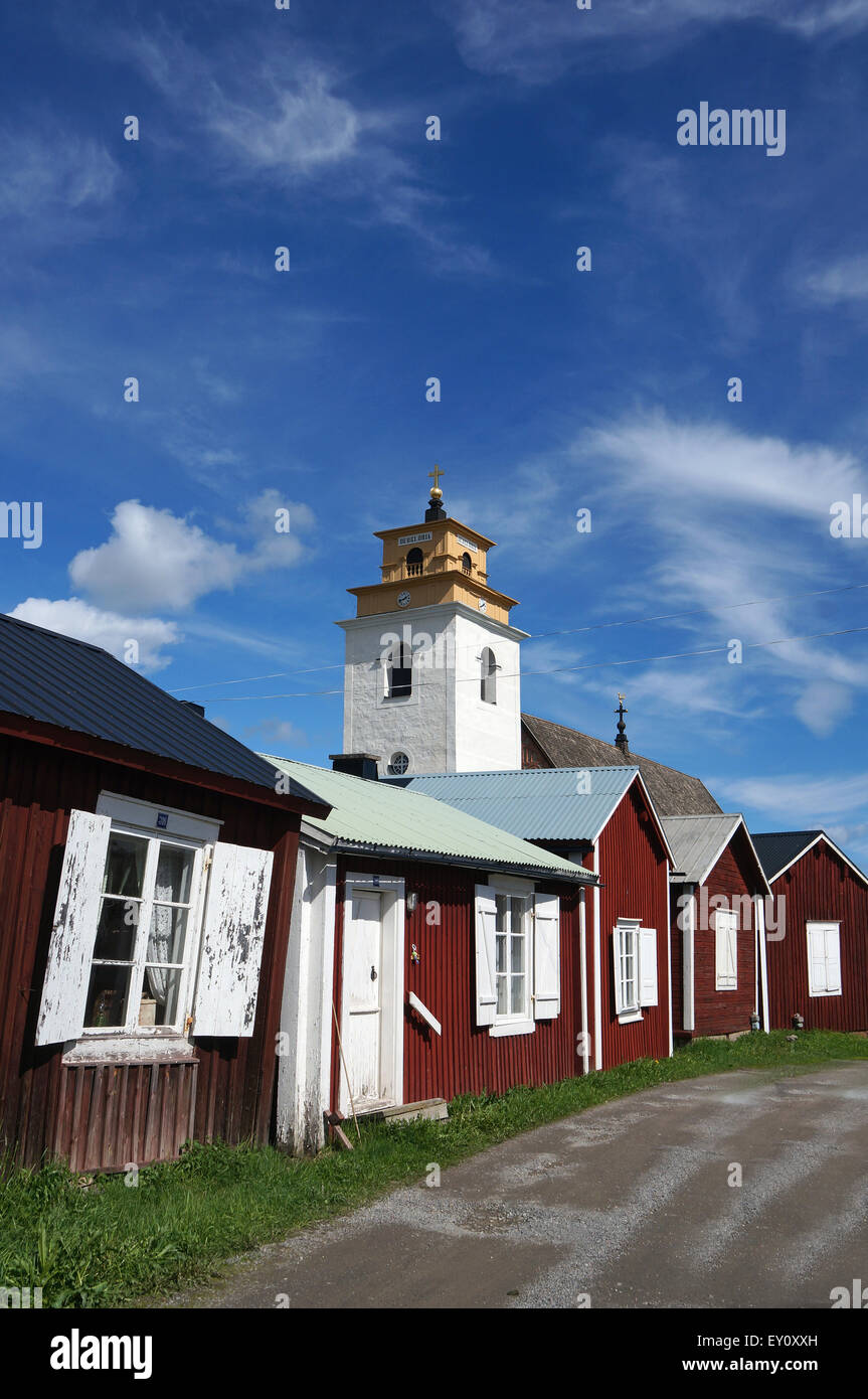 Gammelstad, an historical churchtown near Lulea, Sweden Stock Photo - Alamy
