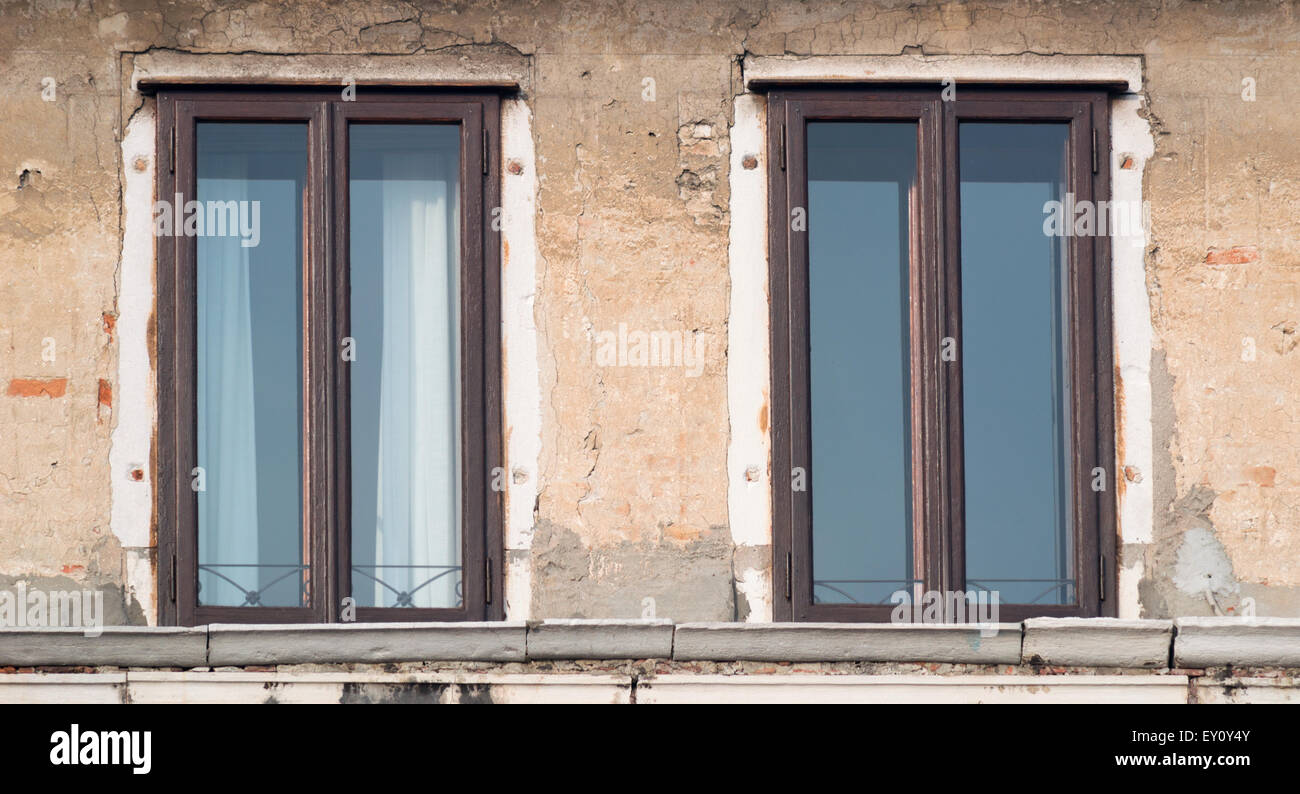 old window in Venice in Italy Stock Photo - Alamy